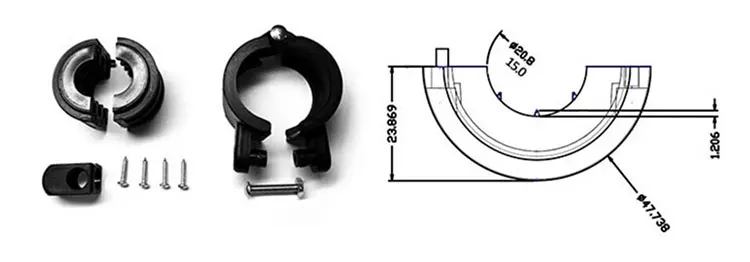 L2 Ev Charger Cable Retractor Clamp Black Nylon Clamshell Level 2 22kw ...