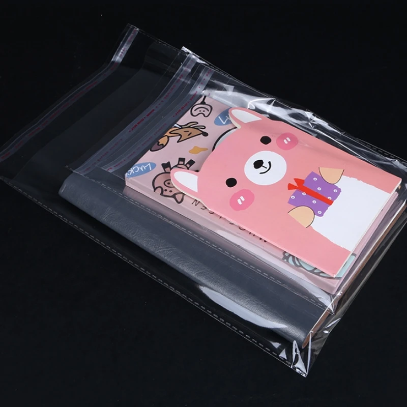 Customized Transparent Self-Sealing Adhesive Poly Bags PP Plastic Side ...