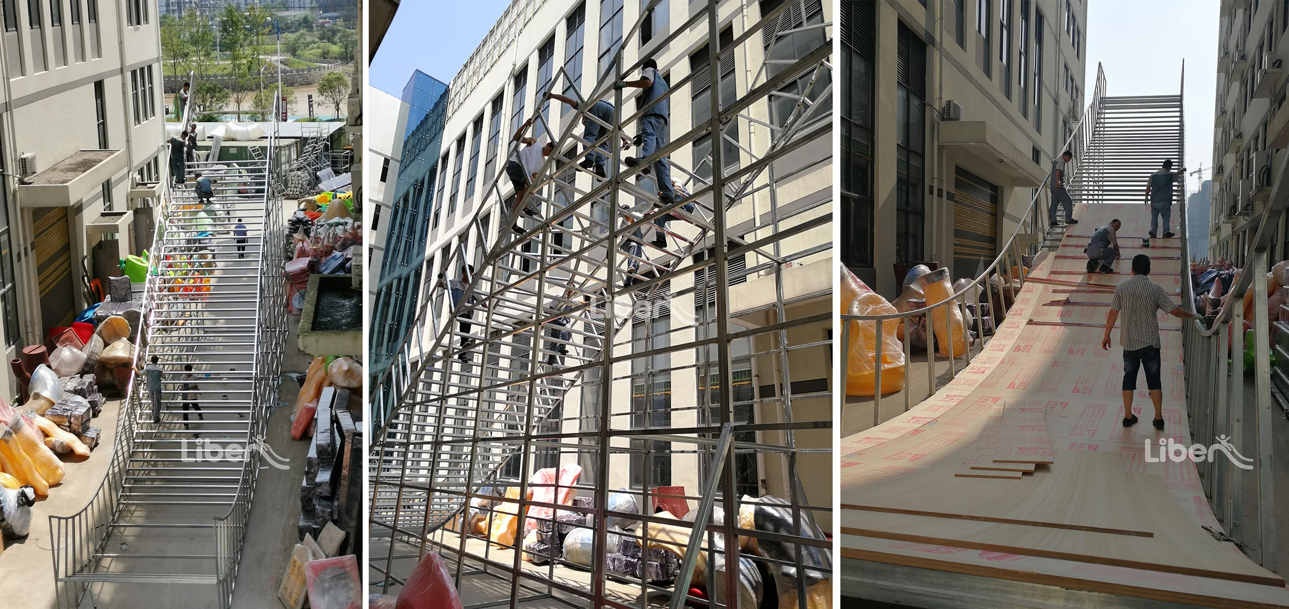 Indoor Donut Slide with Airbag - Fun for Kids & Safety