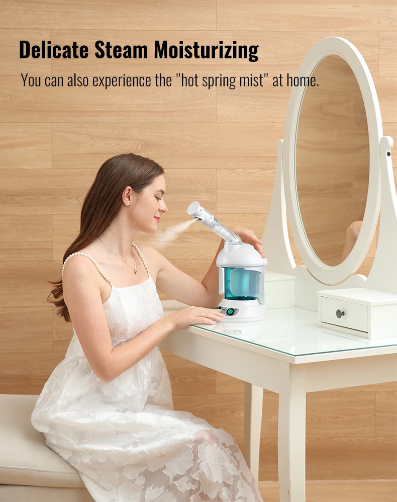 KSKIN Facial Steamer - Professional Ionic Facial Sauna