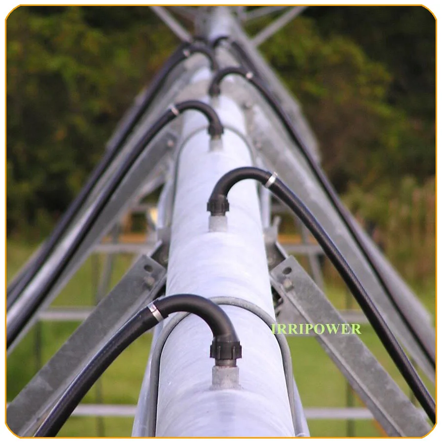 3/4" Center Pivot Irrigation System Of 180 Degree Plastic Gooseneck ...
