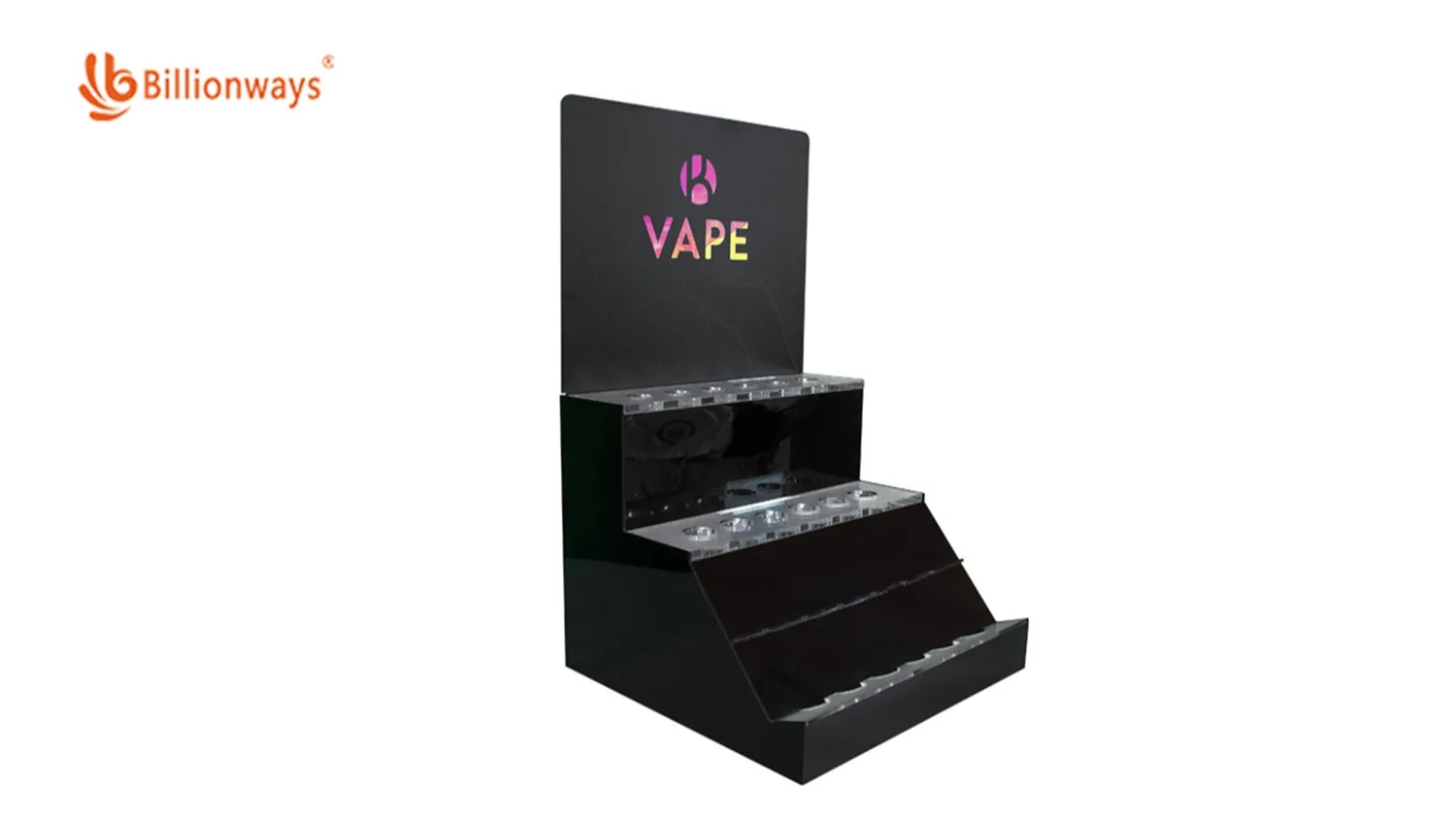 Customized Led Lights Counter Cigarette Counter Display Stand Cabinet ...