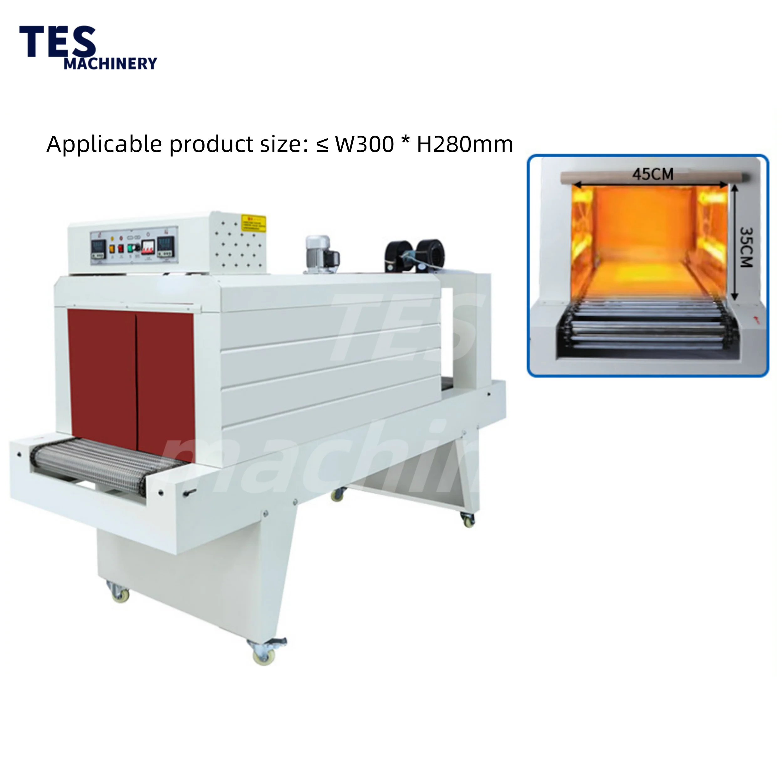 Automatic Heat Shrink Film Packaging Machine PE Film Thermoplastic ...