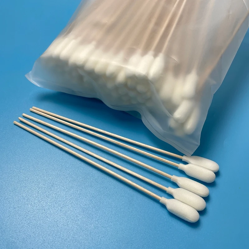 Medical Q-Tips with Long Handle Foam Cover Cotton Bud Excellent ...