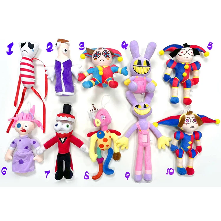 New Design The Amazing Digital Circus Plush Toy Cartoon Anime Theater ...