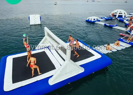 Commercial Outdoor Floating Inflatable Volleyball Field, Inflatable ...