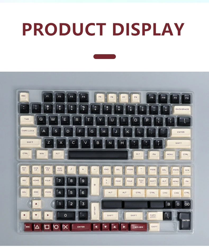 Hzgamer 150keys Mechanical Keyboard Keycaps,Pbt Keycap For Computer ...