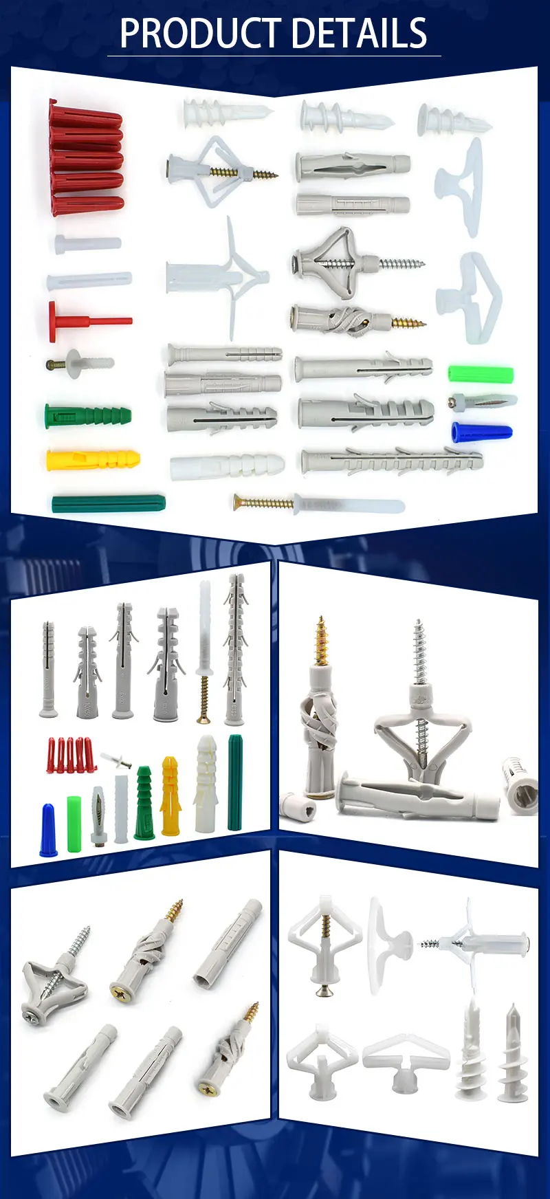 Plastic Plug Anchors - Reliable Wall Fixings for Drywall