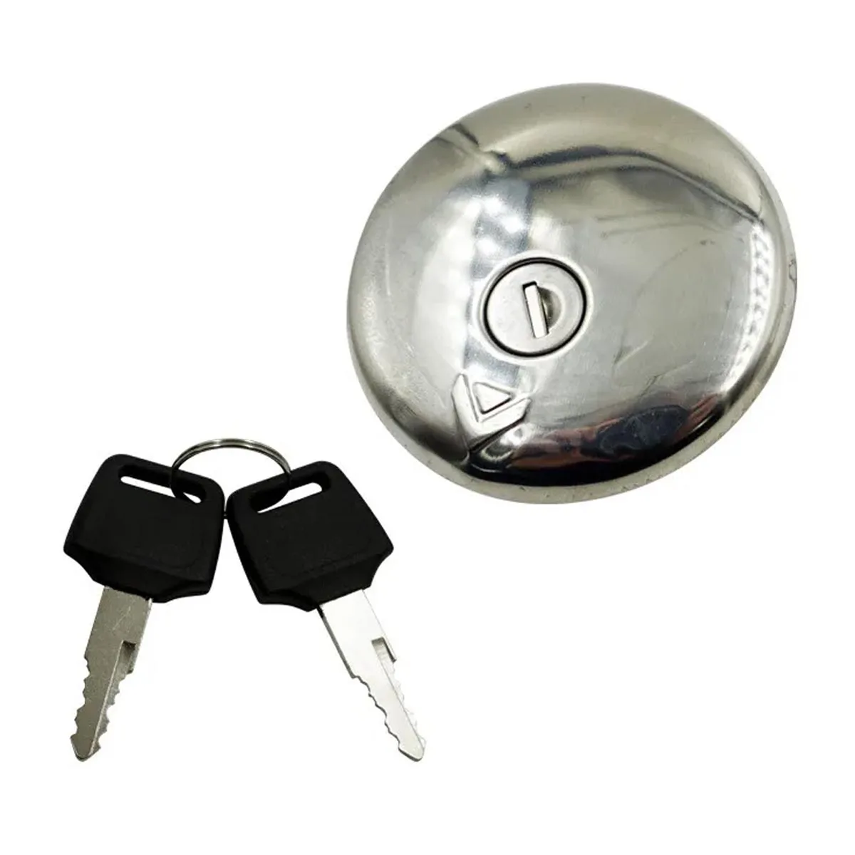 125CC Chrome Motorcycle Petrol Fuel Tank Cap GN125 NEW Owen