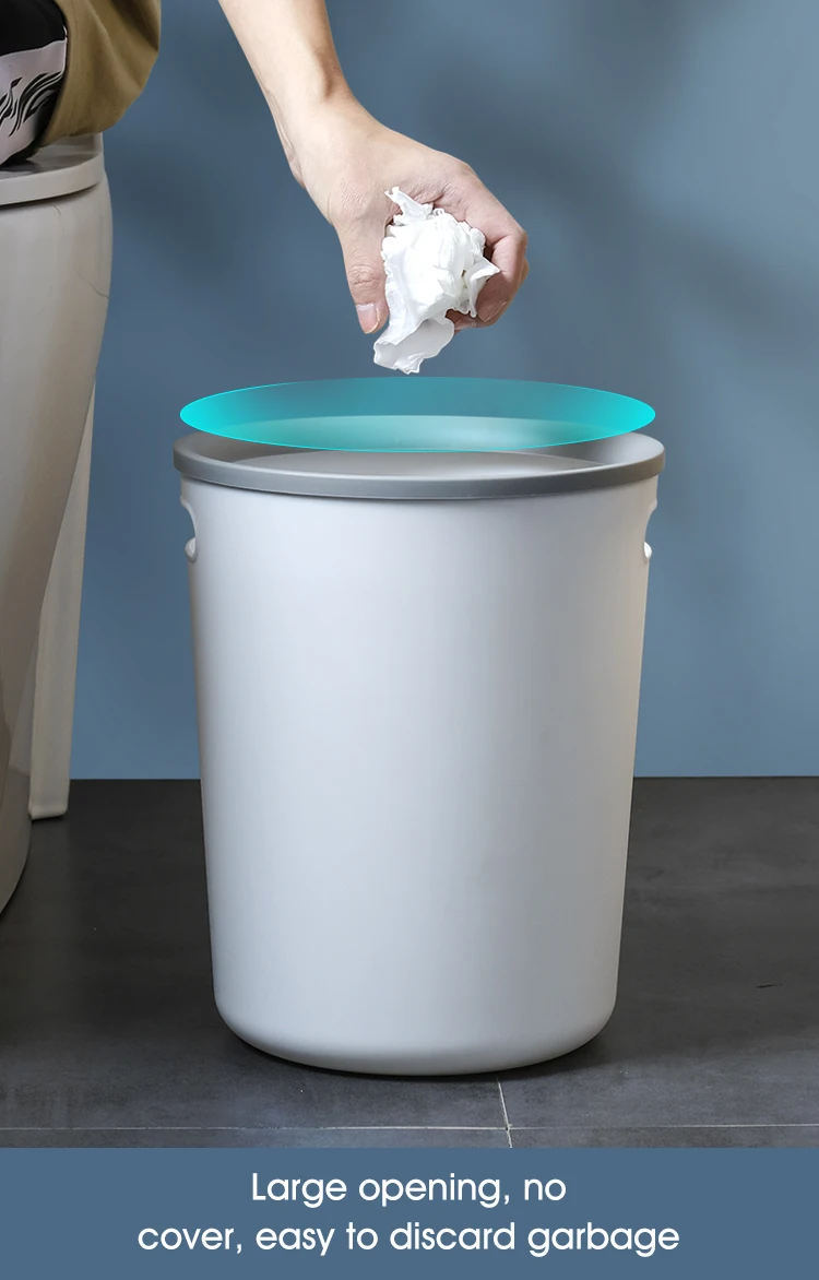 Hot Selling Waste Bins Colorful For Bathroom Household Round Small ...