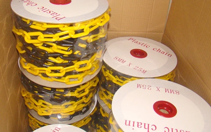 6mm/8mm/10mm/12mm Coloured Traffic Roadway Safety Plastic Chain For ...
