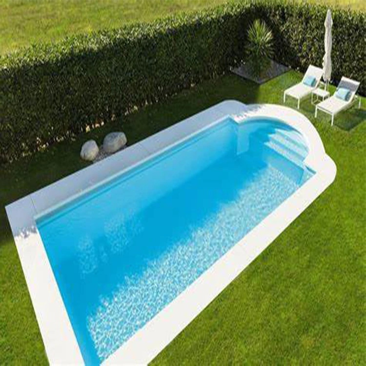 factory low price outdoor inground fiberglass modular folding swimming ...