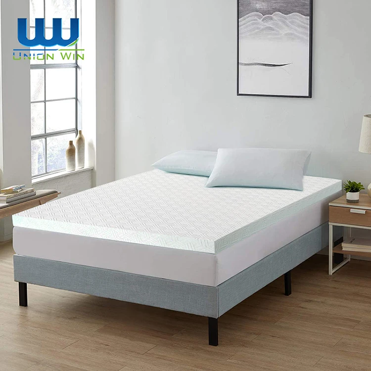 Silicone Memory Foam Mattress Pad - Pressure Relieving Gel Topper