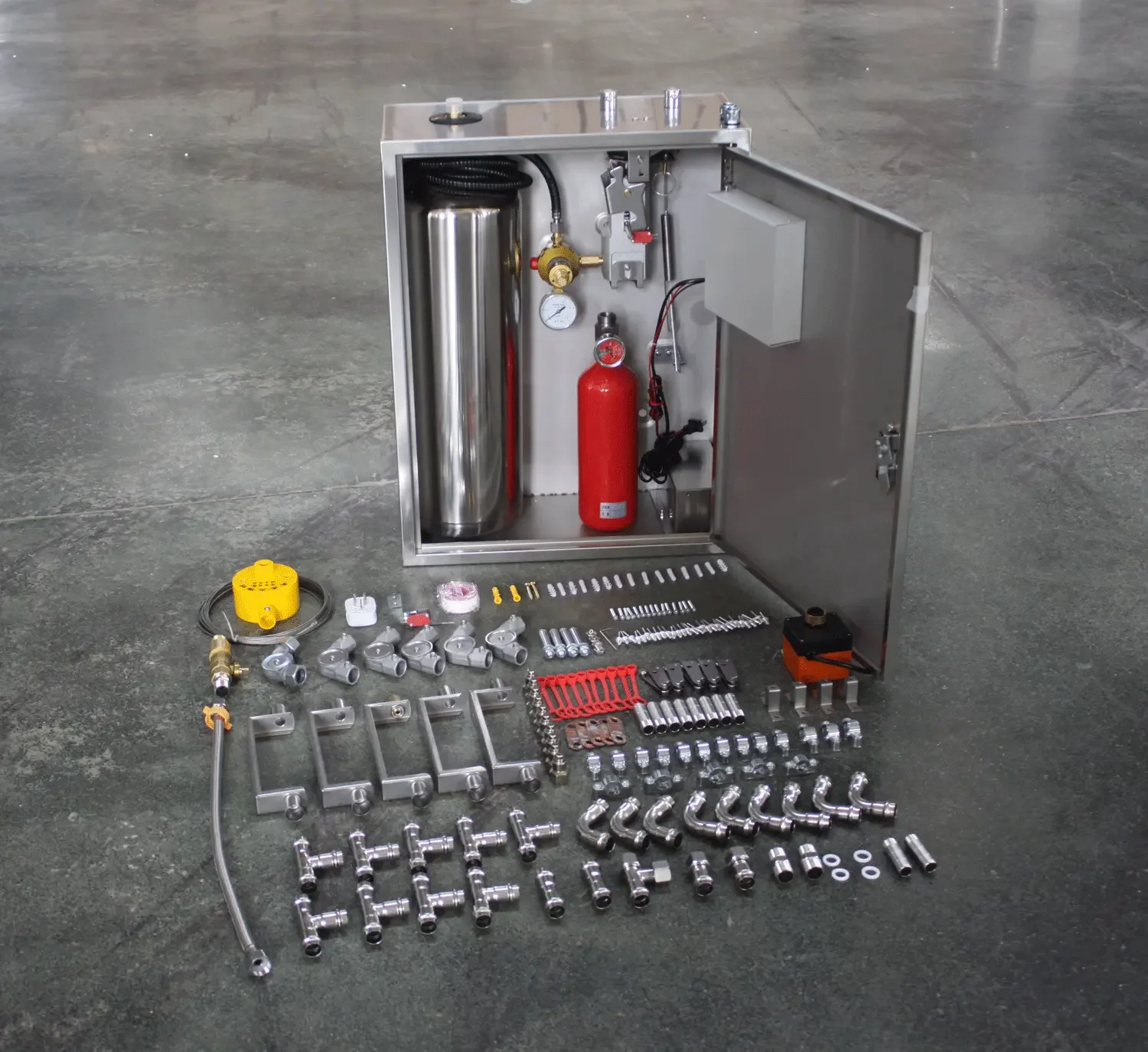 Standard Indoor Kitchen Fire Extinguisher Fire Suppression System New ...