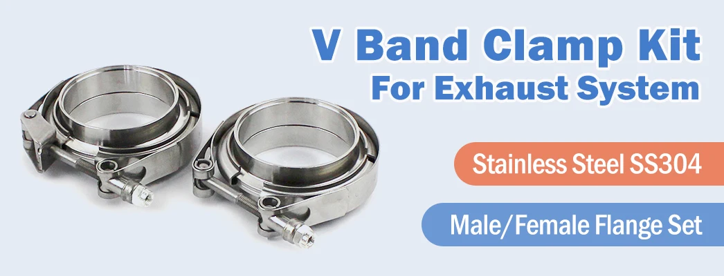 3.5inch v Band Clamp and Flanges v Band Clamp with Male and Female ...