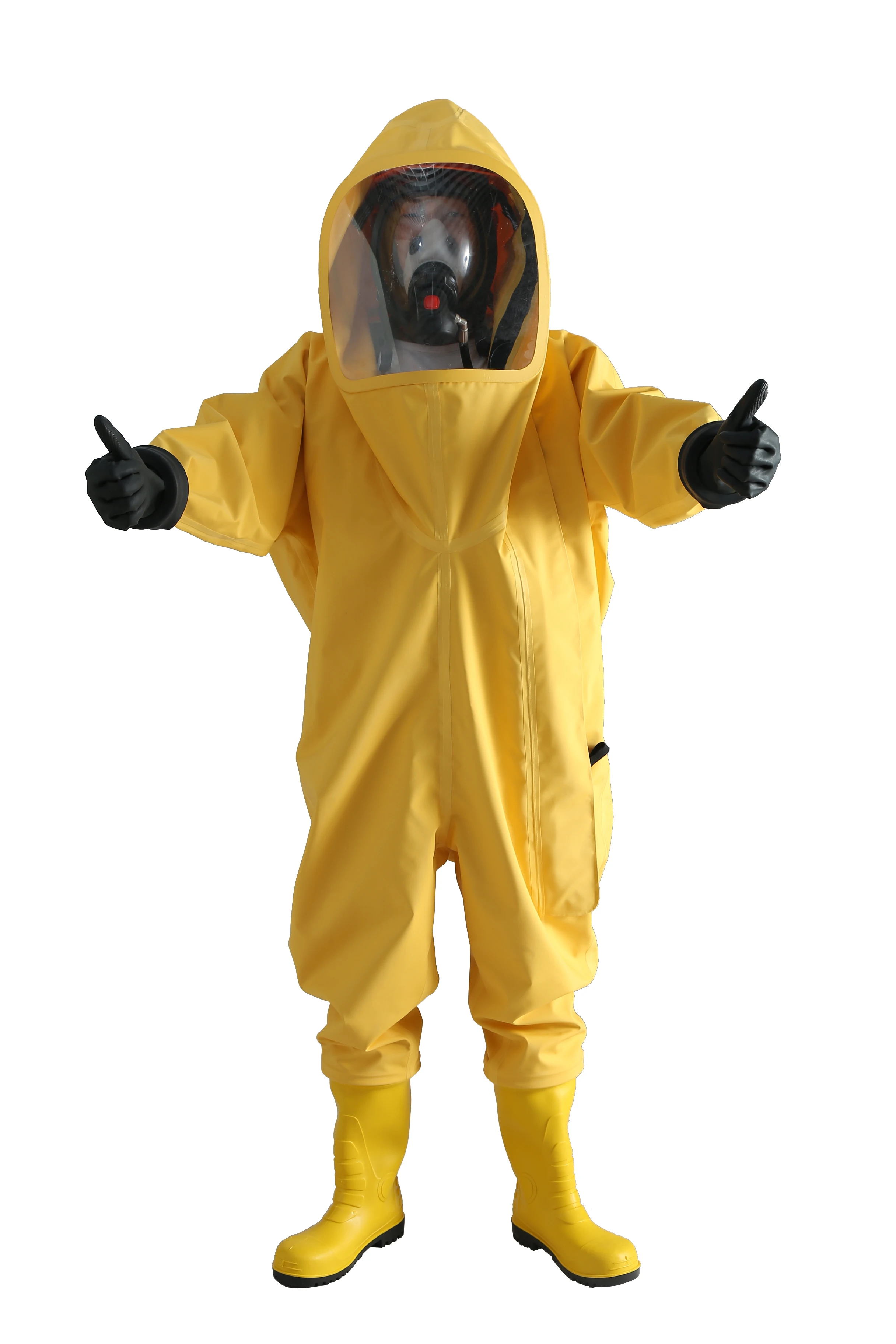 Customized Heavy-Duty Full-Body Chemical-Resistant Hazmat Suit