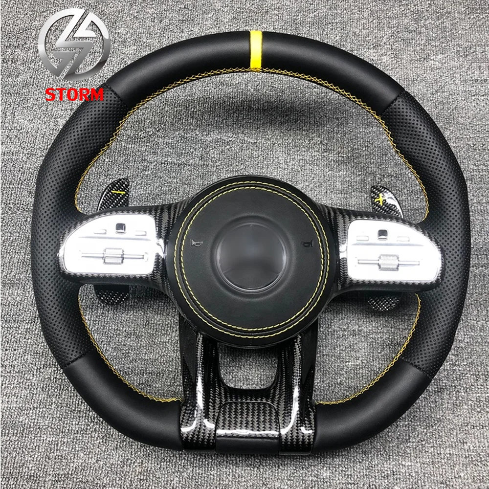 High Quality Custom Carbon Fiber Steering Wheel For Amg - Buy Amg ...