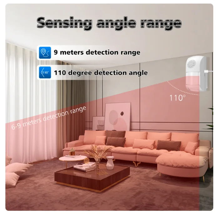 Smart Home Anti-theft Alarm System Pip Motion Detector Anti Pet ...