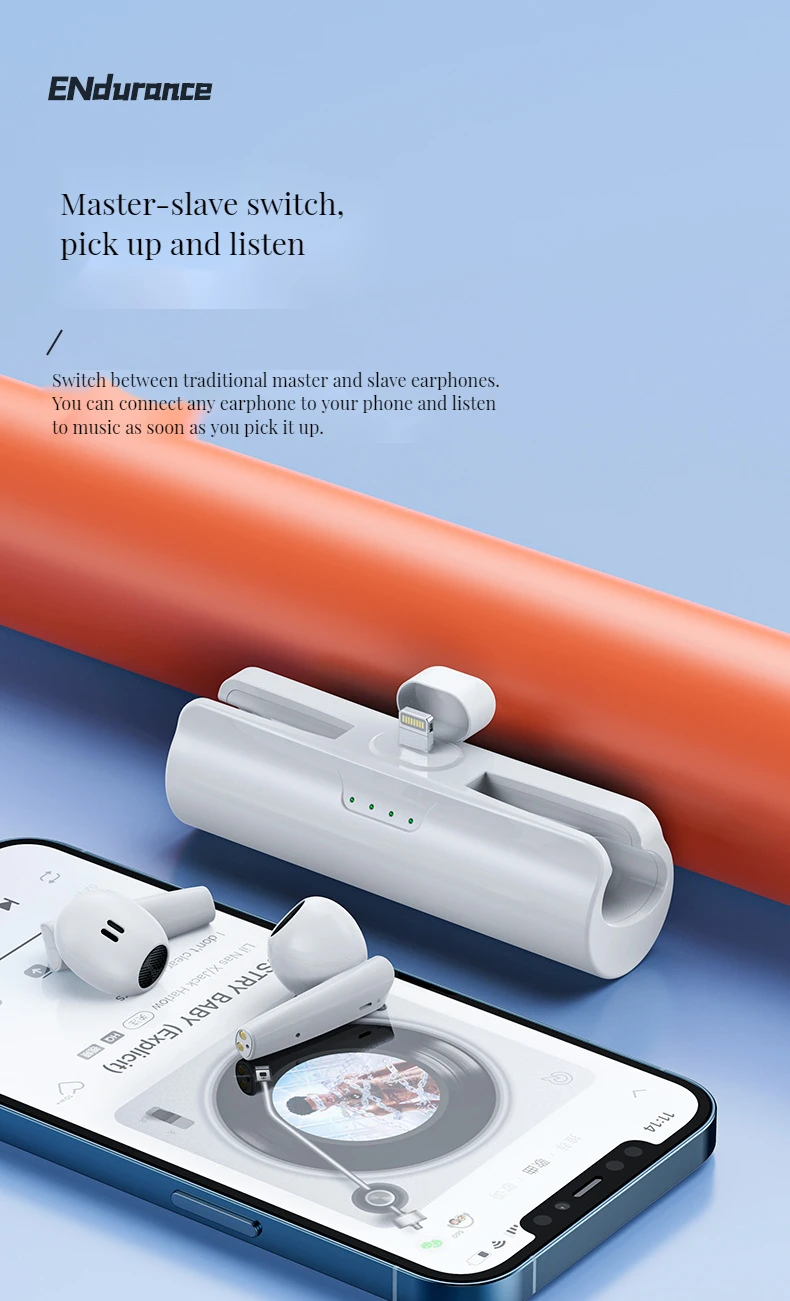 Power Bank Tws Wireless Earphones With 300 Mah Charging Case Wireless ...