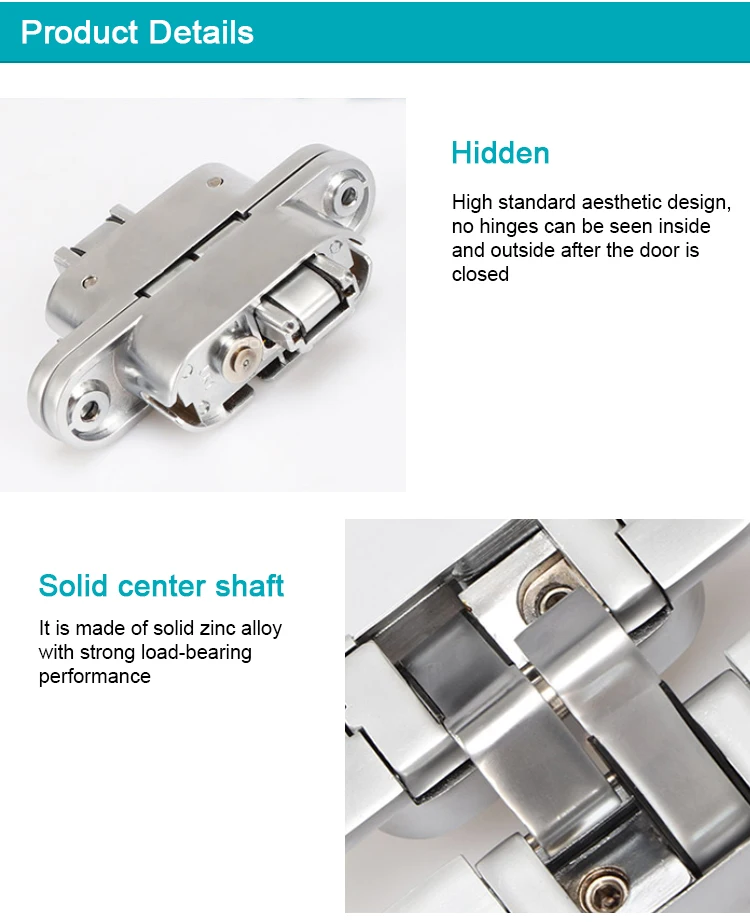 SWL14 90 Degree Dtc Concealed Hinges Invisible 3d Hinge Truly Concealed ...