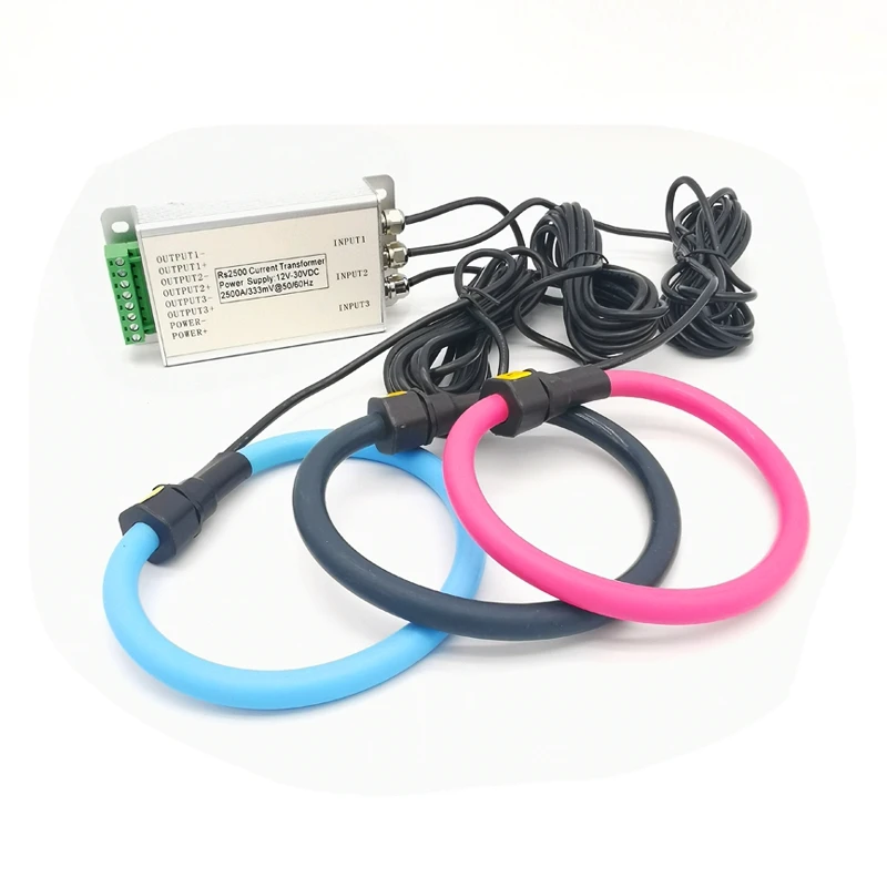 Three Phase Rogowski Coil Meet with Energy Meter RS485 Modbus DIN Rail ...