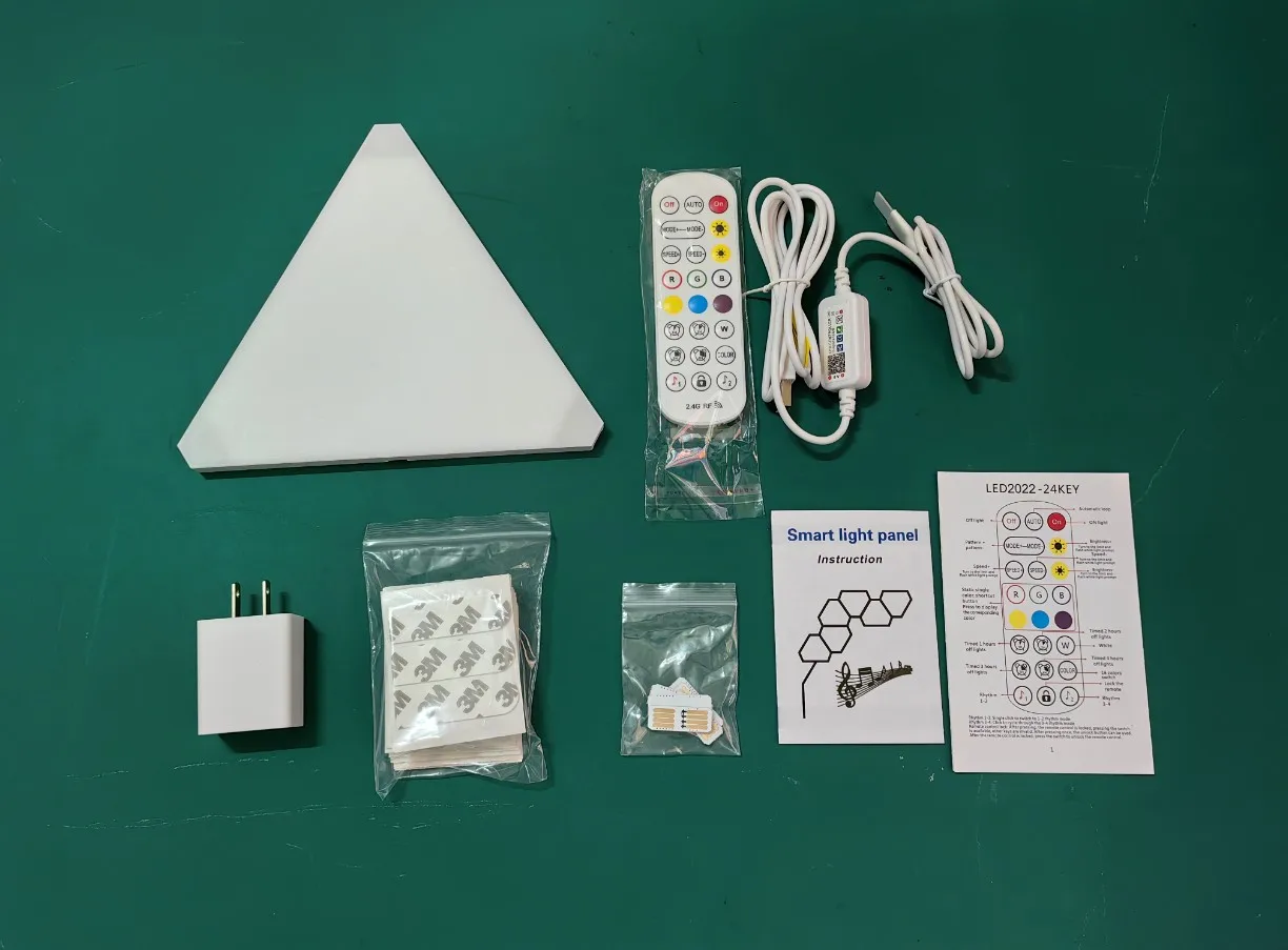 Triangle Gaming Lights - Illuminate Your Space with RGB LED