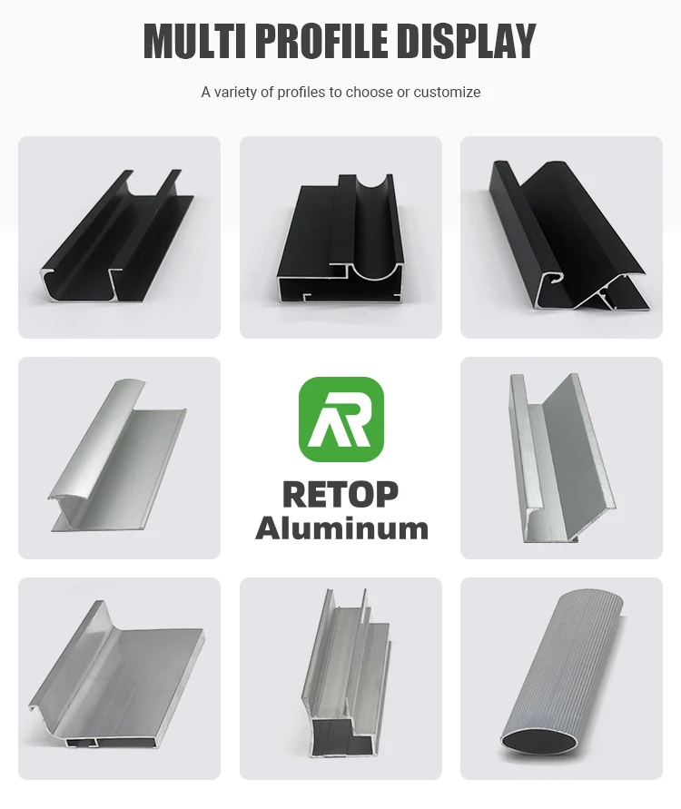 Aluminum Extrusion Furniture Profile Aluminium Profiles Section for ...