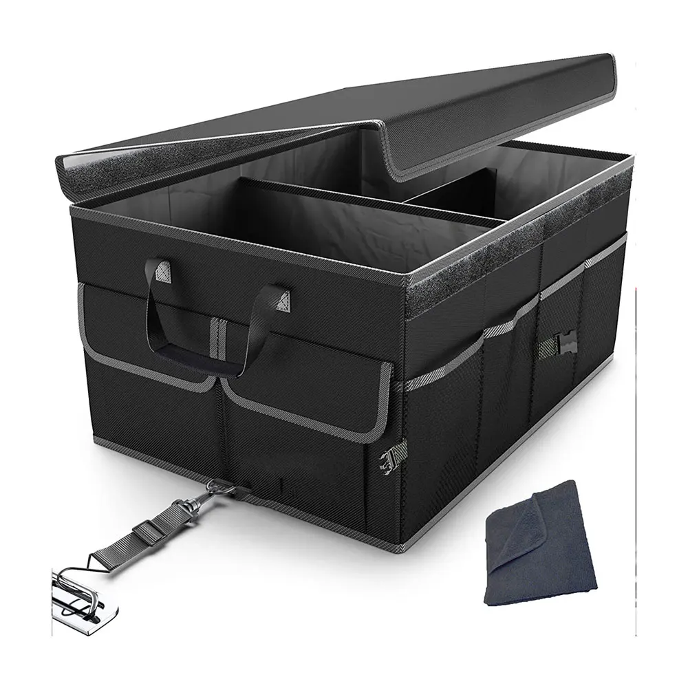 Sunnuo Multi Compartments Car Trunk Organizer Collapsible Portable ...