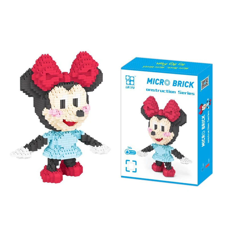Lboyu Cartoon Collection Mickey Assembled Goffy Dog Diamond Bricks ...