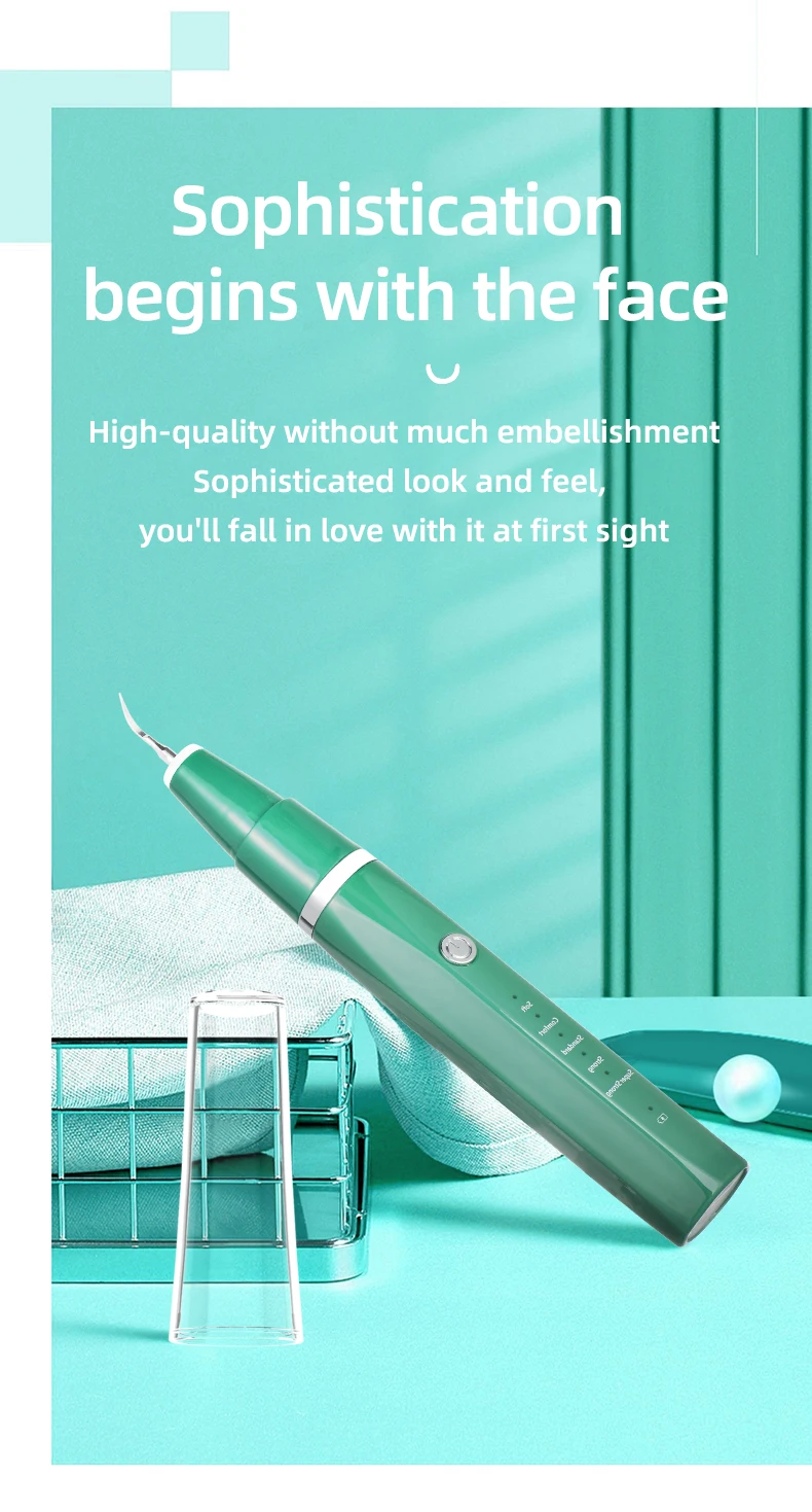 Mini Electric Smart Teeth Cleaner Portable Ultrasonic Teeth For Dental ...