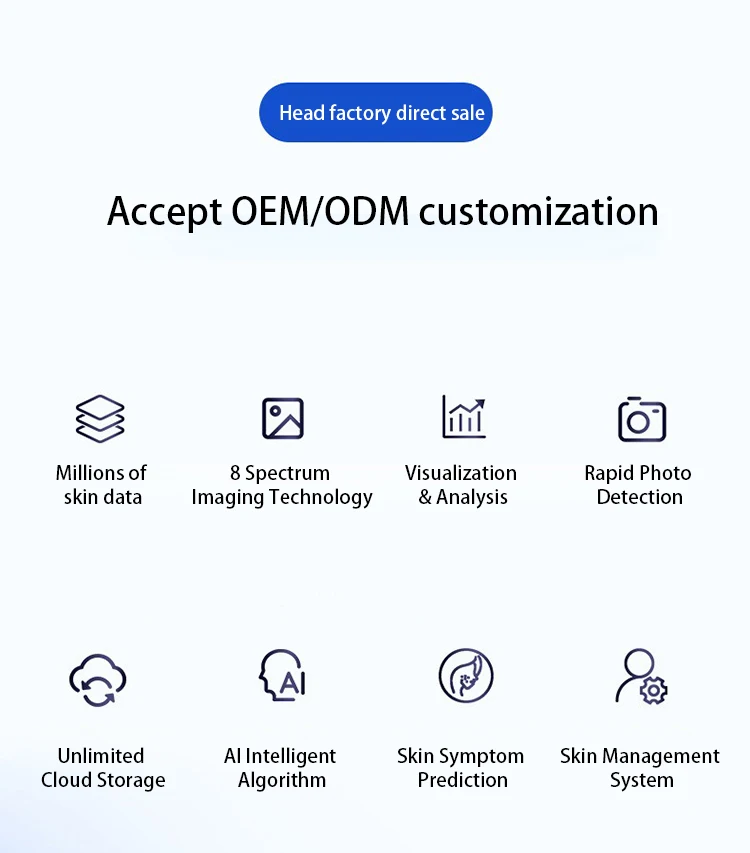 2026 New Arrival Digital Skin Analyzer Device 3D Facial Skin Scanner ...