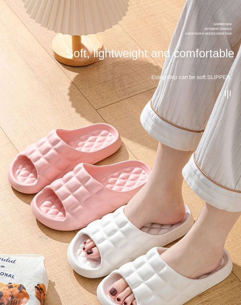 Waterproof Soft Thick Eva Shoes Summer Outdoor Anti-slip Slides House ...