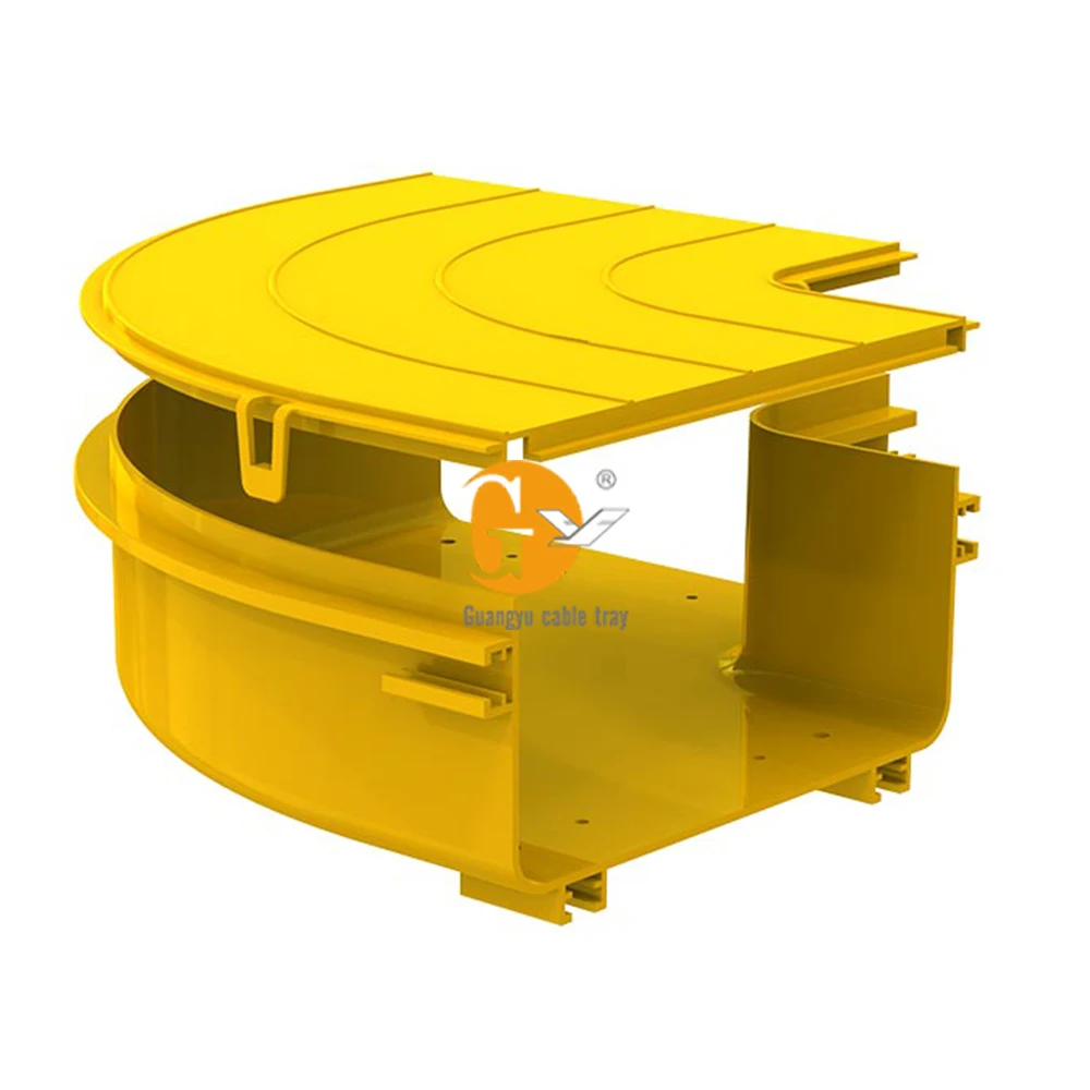 Guangyu 5g Idc Data Center Plastic Pvc Abs Fiber Optic Raceway Duct 240mm Horizontal Bend - Buy ...