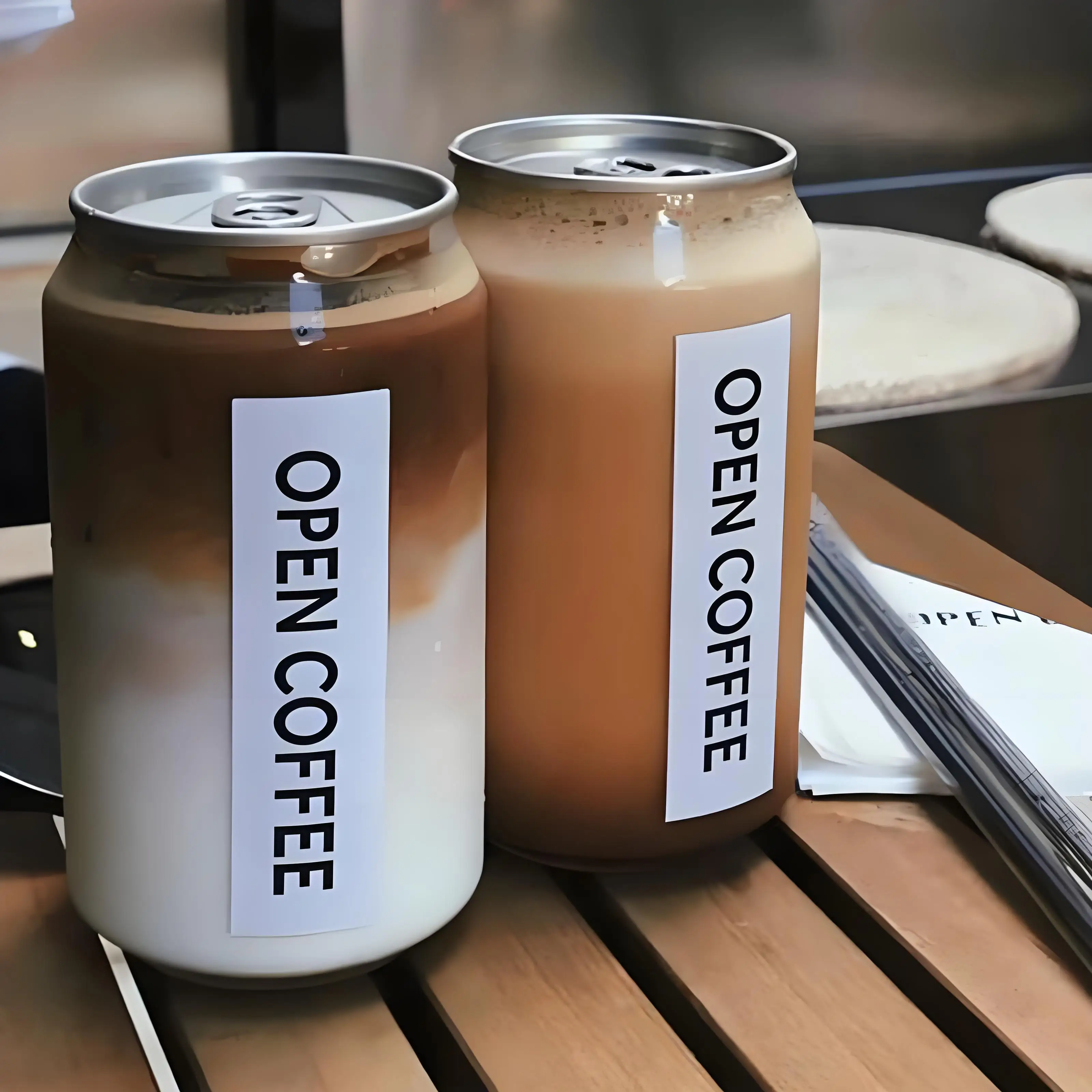 Custom Logo PET Cans - Perfect for Cake & Dessert Drinks