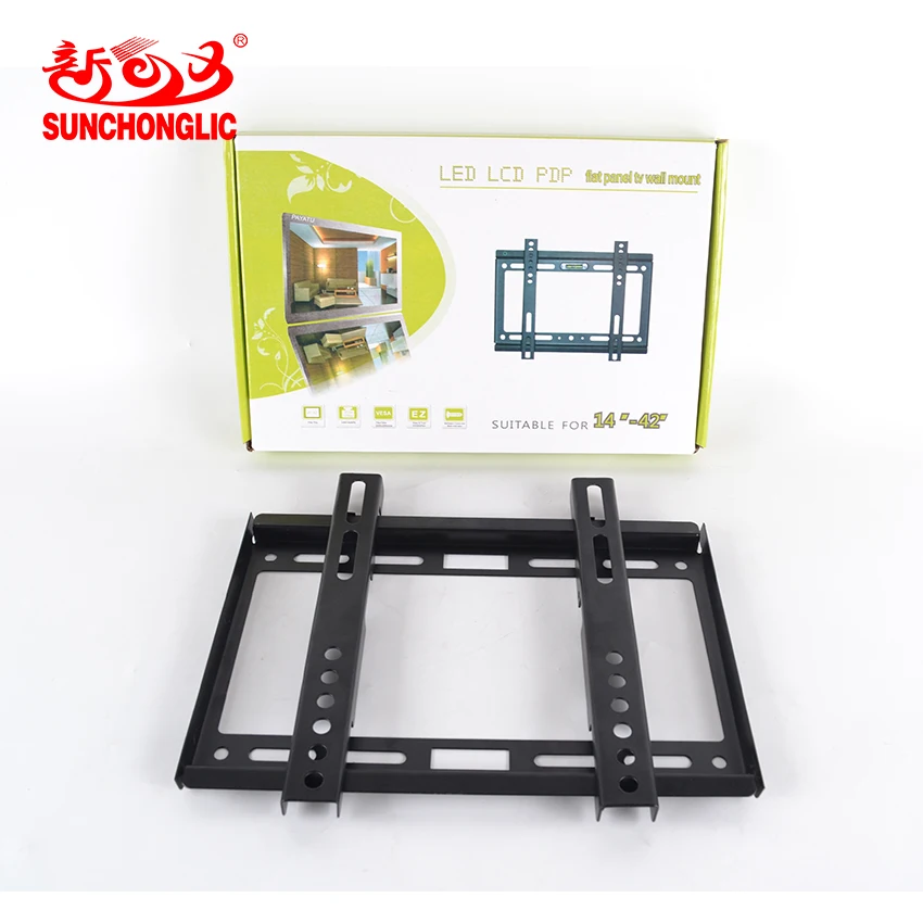 Sunchonglic Pdp Led Lcd Tv Wall Bracket Black Tv Bracket Wall Mount ...