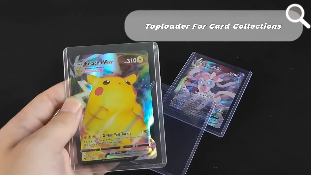 8x10 Mtg Toploader Clear Protective Film Coated Pvc Clear Polyester ...