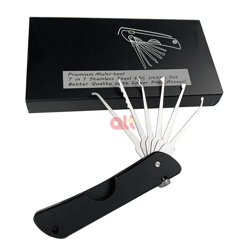 Custom Folding Single Hook Jack Knife Lock Pick Multitool Training Lock ...