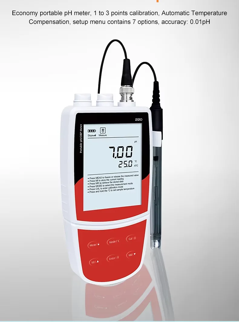 LABTEX Handheld PH Meter WaterTesting Electronic Multi Parameter ...