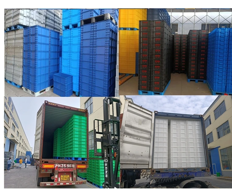 EU4633 Stackable PP Plastic Logistics Boxes - Durable & Versatile