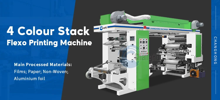 Wide Web Plastic Bag Flexo Press Stack Flexographic Printing Machine Price| Alibaba.com
