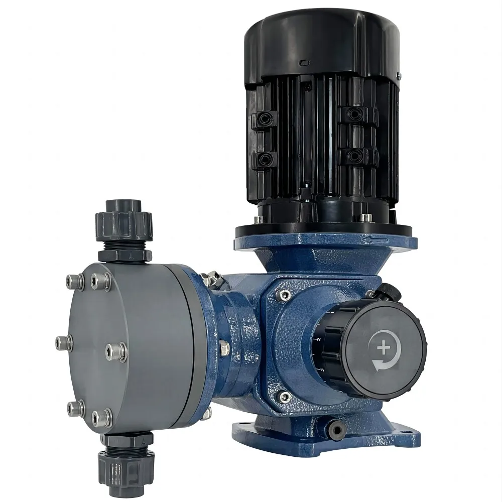 High pressure motor drive mechanical chlorine membrane acid dosing pump ...