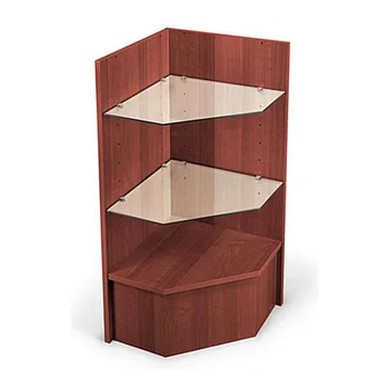Hikuya Custom Corner Display Stand Retail Shop Mdf Display Showcase ...