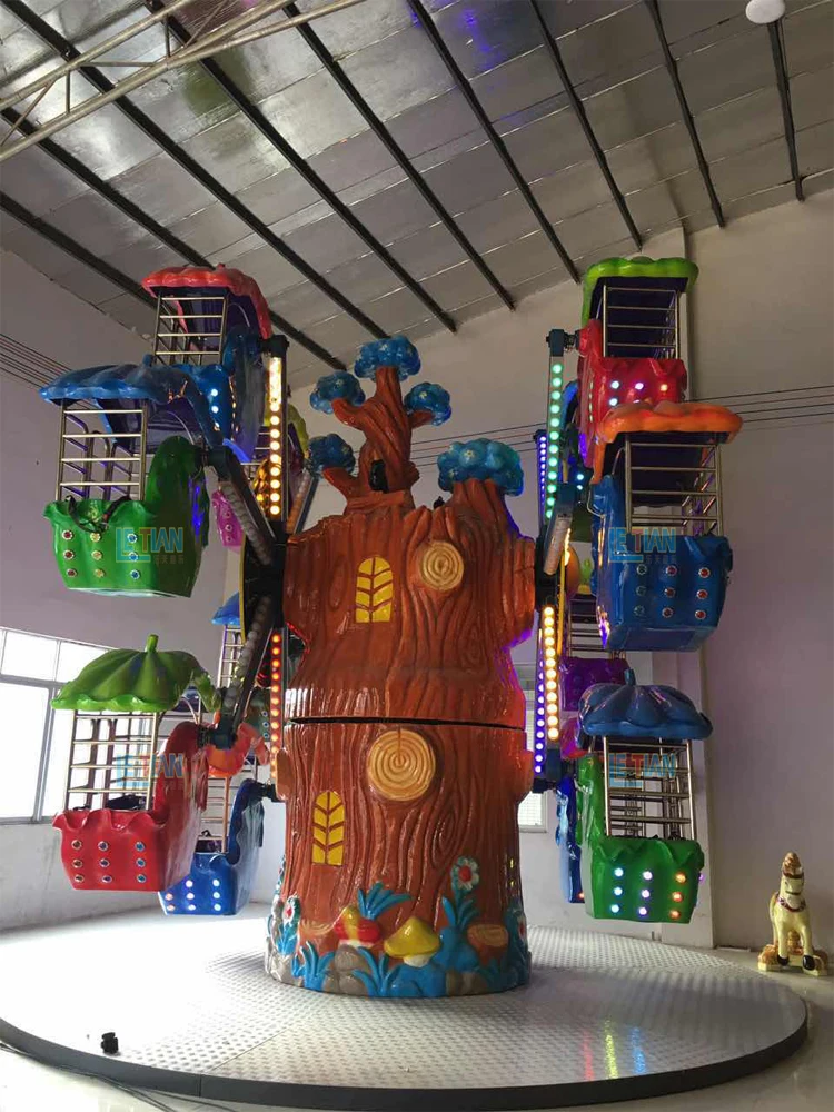 Luna Park Kiddie Cable Car Amusement Park Products Double Sided Mini ...