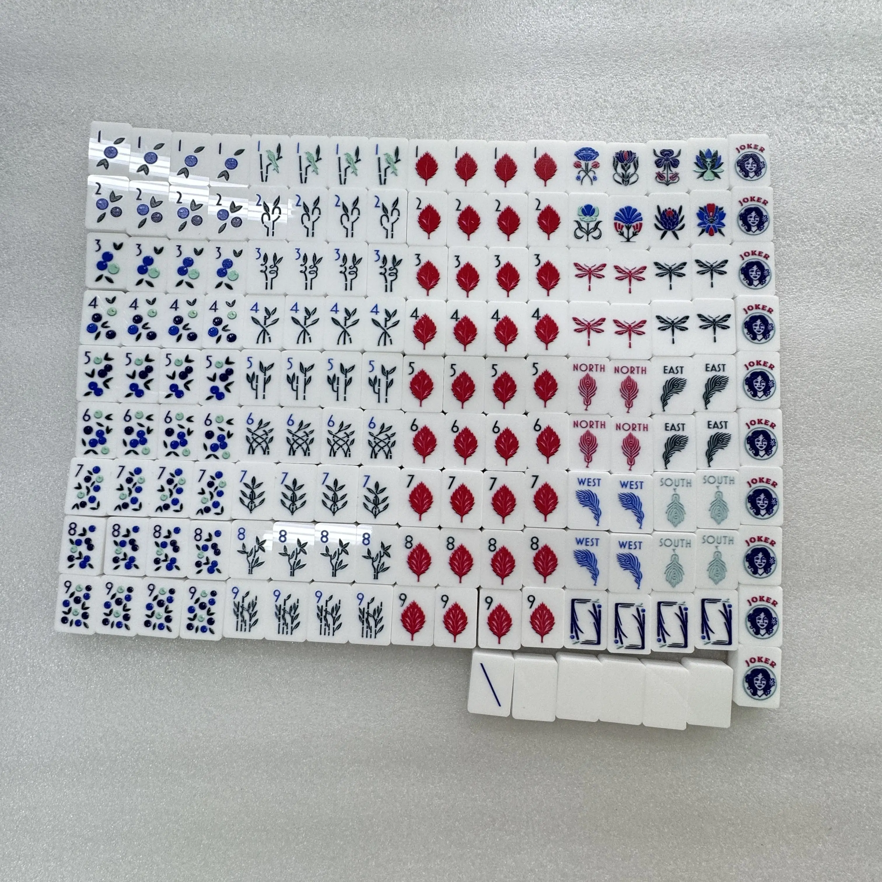 Luxury Acrylic Mahjong Set - Perfect for Singapore & Malaysia