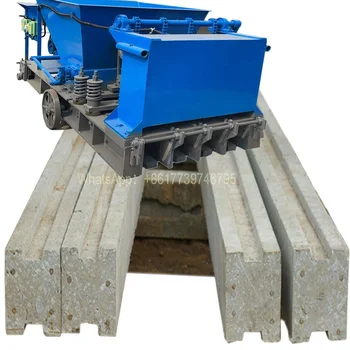 Precast Concrete H Columns Machine For Making Concrete Boundary Wall ...