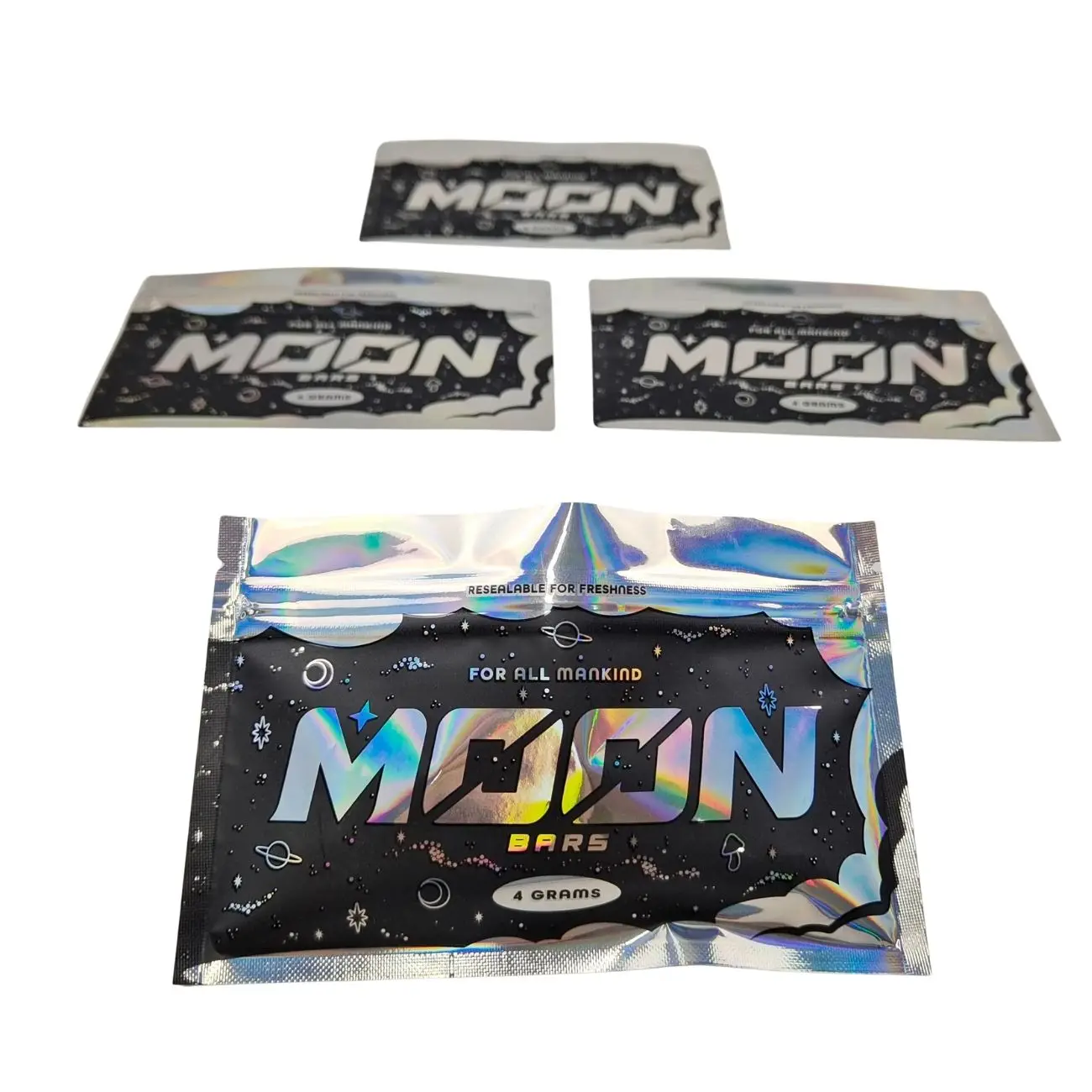 Custom Heal Seal Chocolate Snack Energy Bar Wrapper Biodegradable Paper ...