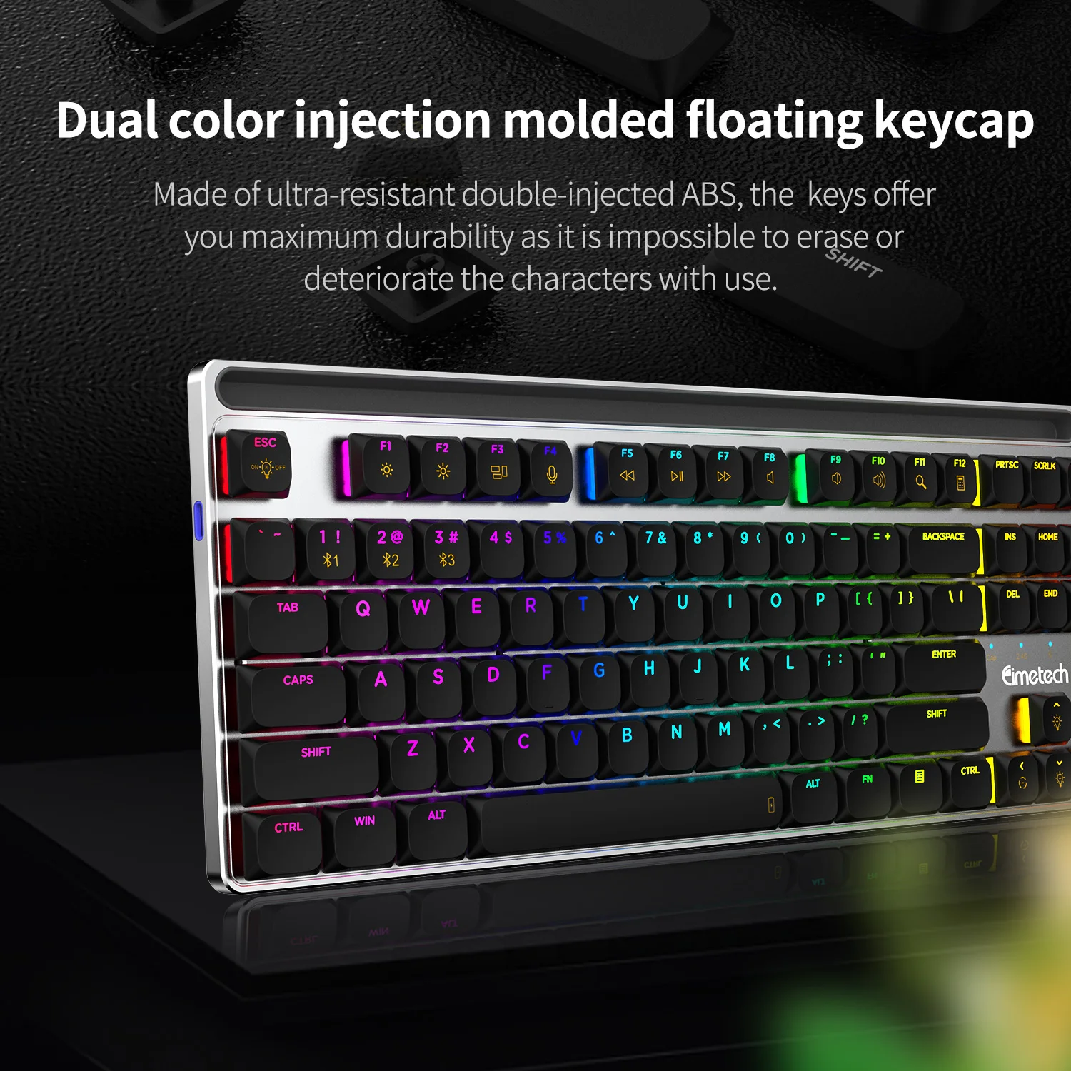 Rgb Light Gaming Keyboard Wireless Mechanical Gaming Keyboard Custom ...