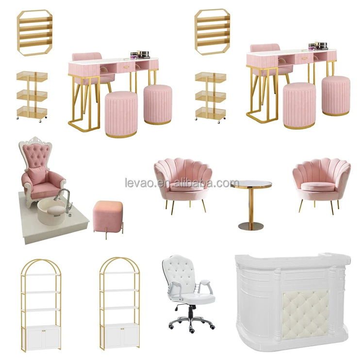 Nail Idea pink Manicure Table Nail Table Set for Beauty| Alibaba.com