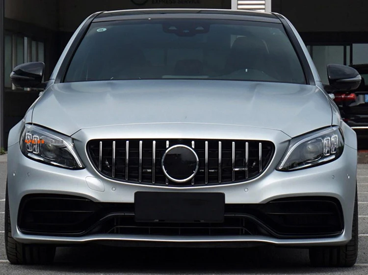 Abs Material W205 Front Bumper Grille For Mercedes Benz W205 Grille Gt ...