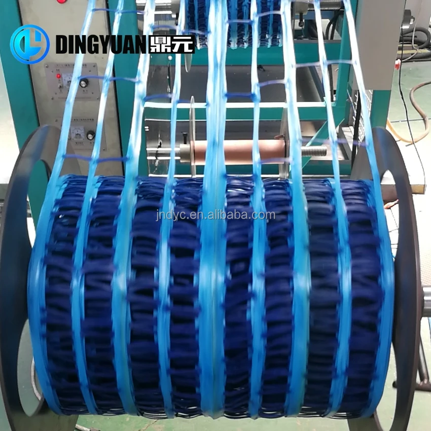 Plastic Bury Warning Mesh Safety Barrier Net Making Machine - Buy ...